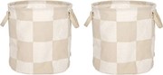 Látkové košíky v sadě 2 ks ø 32x32 cm Chess – OYOY Living Design