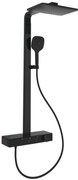 Villeroy & Boch Infinity Showers - Sprchový set s termostatem, 36x24 cm, 3 proudy, matná černá TVS110004000K5