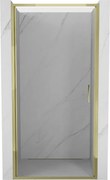 Mexen Exo, výklopné sprchové dveře 85 cm, čiré sklo, zlatá, 817-085-000-50-00