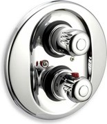 Novaservis Aquamat - Vanová baterie s termostatem pod omítku, na 2 výstupy, chrom 2650R,0