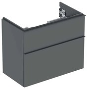Geberit iCon - Umyvadlová skříňka, 74x62x42 cm, 2 zásuvky, lávová 502.308.JK.1