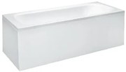 Laufen Solutions - Vana s konstrukcí a L-panelem levým, 170x70 cm, bílá H2225050000001