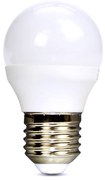 Solight LED žárovka, miniglobe, 6W, E27, 6000K, 510lm