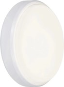 Kulaté nástěnné LED svítidlo, 18 W, 1400 lm, 4000 K, bílá, pr. 21 cm