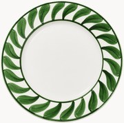 Ručně malovaný mělký talíř Swirl