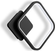 Toolight Rea, Nástěnné LED svítidlo LHJ122-W Černé, OSW-03276