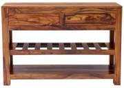 Indický nábytek - Konzolový stůl Kali 110x76x35 z indického masivu palisandr Only stain