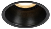 Chytré zapuštěné bodové svítidlo černé IP44 vč. Wifi GU10 50mm - Dept
