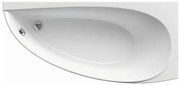 Ravak Avocado asymetrická vana 160x75 cm akrylát pravá ch01000000 AV1600P