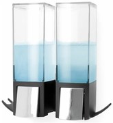 Dávkovač mýdla Compactor Edge, 2 x 500 ml, černá