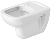 Duravit 25700920002 - Závěsné Rimless WC D-CODE keramika/lesklá bílá