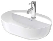 Duravit Luv - Umyvadlo na desku, 50x35 cm, bez přepadu, s otvorem pro baterii, bílá 0380500000