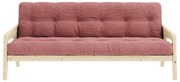 Růžová manšestrová rozkládací pohovka 204 cm Grab Clear – Karup Design