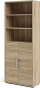 Skříň Modulo 89 x 40 x 221,5 cm, dveře dřevo, dub sonoma