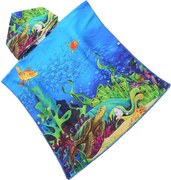 Dětské pončo LAGOON TREASURE barevné Rozměr: 60 x 120 cm