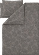 Livarno® Ložní povlečení z mikrovláknitého saténu, 220 x 240 cm, 70 x 90 cm (palmové listy)