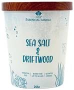 Arome Svíčka ve skle s kovovým víčkem 255g Sea salt & Driftwood