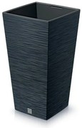 Květináč FURU SQUARE 39,5 cm, antracit, 39 cm