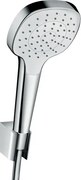 Hansgrohe Croma Select E, sprchový set 110 1jet s hadicí 1250 mm, bílá/chromová, HAN-26424400