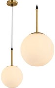 Toolight Skleněná stropní lampa bílá APP431-1CP