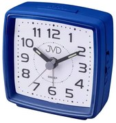 JVD Modrý ručkový netikající tichý budík JVD SRP28.3
