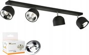 Reflektorová lampa Altea Black 6521 4x GU10 AR111 Moderní