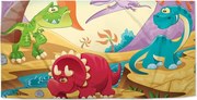 Sablio Ručník Dinosauři 5 - 70x140 cm