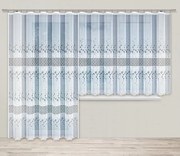 Záclona ušitá na pásku o rozměrech 160 x 300 cm