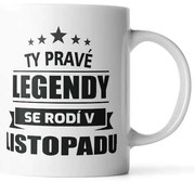 Sablio Hrnek Ty pravé legendy se rodí v listopadu - 330 ml - standard