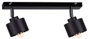 Keter Lighting Bodové svítidlo SIMPLY BLACK 2xE27/60W/230V 2110