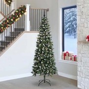 Umělý vánoční stromeček Zelená 240 cm PVC, plast a ocel 3395845