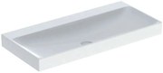 Geberit ONE - Umyvadlo 105x48x14 cm, bez přepadu, bez otvoru pro baterii, KeraTect, bílá 505.021.01.4