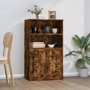 Skříň highboard kouřový dub 60 x 35,5 x 103,5 kompozitní dřevo