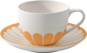 Villeroy&Boch Villeroy & Boch Fleur Soleil kávový šálek s podšálkem
