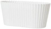 Obal na květináč Yodit Oval White 24 cm Wikholm Form