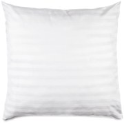 BAMBUSOVÝ POVLAK NA POLŠTÁŘ STRIPE WHITE 40X40 CM BÍLÁ