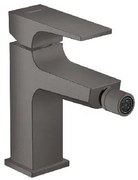 Hansgrohe Metropol - Bidetová baterie s výpustí Push-Open, kartáčovaný černý chrom 32520340