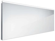 Nimco - Zrcadlo s LED osvětlením, 120x60 cm, hranaté, aluminium ZP 8006