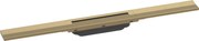 Hansgrohe RainDrain Flex, vrchní sada sprchového žlabu 700, zkracovatelný, pro instalaci volně na plochu, kartáčovaný bronz, HAN-56043140