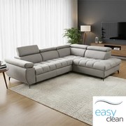 Sedací souprava LUGANO II | 272x202 | rozkládací + úložný pr. | šedá | PRAVÁ | VÝPRODEJ Z PRODEJNY