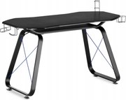Ergonomický herní stůl Mc Haus Gd gameplay desk blue, 146 x 65 x 89 cm