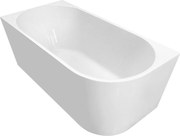 Aqualine Tibera - Vana 150x75 cm, levá, bílá E1047