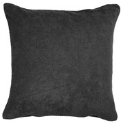 Froté povlak na polštář 40x40 černý 044 silný 200g/m2 KARO