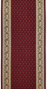 Associated Weavers, Protiskluzový běhoun na míru Inca 11, šíře 67 cm, červená, chodba / předsíň