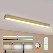 BRILAGI - LED Stmív. stropní svítidlo SLEEKLINE LED/40W/230V Wi-Fi Tuya zlatá+DO