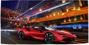 Sablio Ručník Ferrari na ulici - 30x50 cm