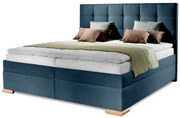 ND Murano Boxspring 160x200cm modrá