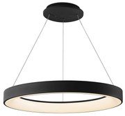 Mantra 8572 Niseko II, závěsné kruhové svítidlo LED 40W, 2700-5000K, dálk. ovládání, černá, průměr 50cm