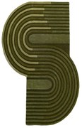 Zelený ručně tkaný vlněný koberec 120x180 cm Conway Retro – Flair Rugs