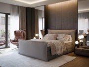 XXXLutz POSTEL BOXSPRING, 180/200 cm, barvy stříbra MID.YOU - Postele s úložným prostorem - 000687065506